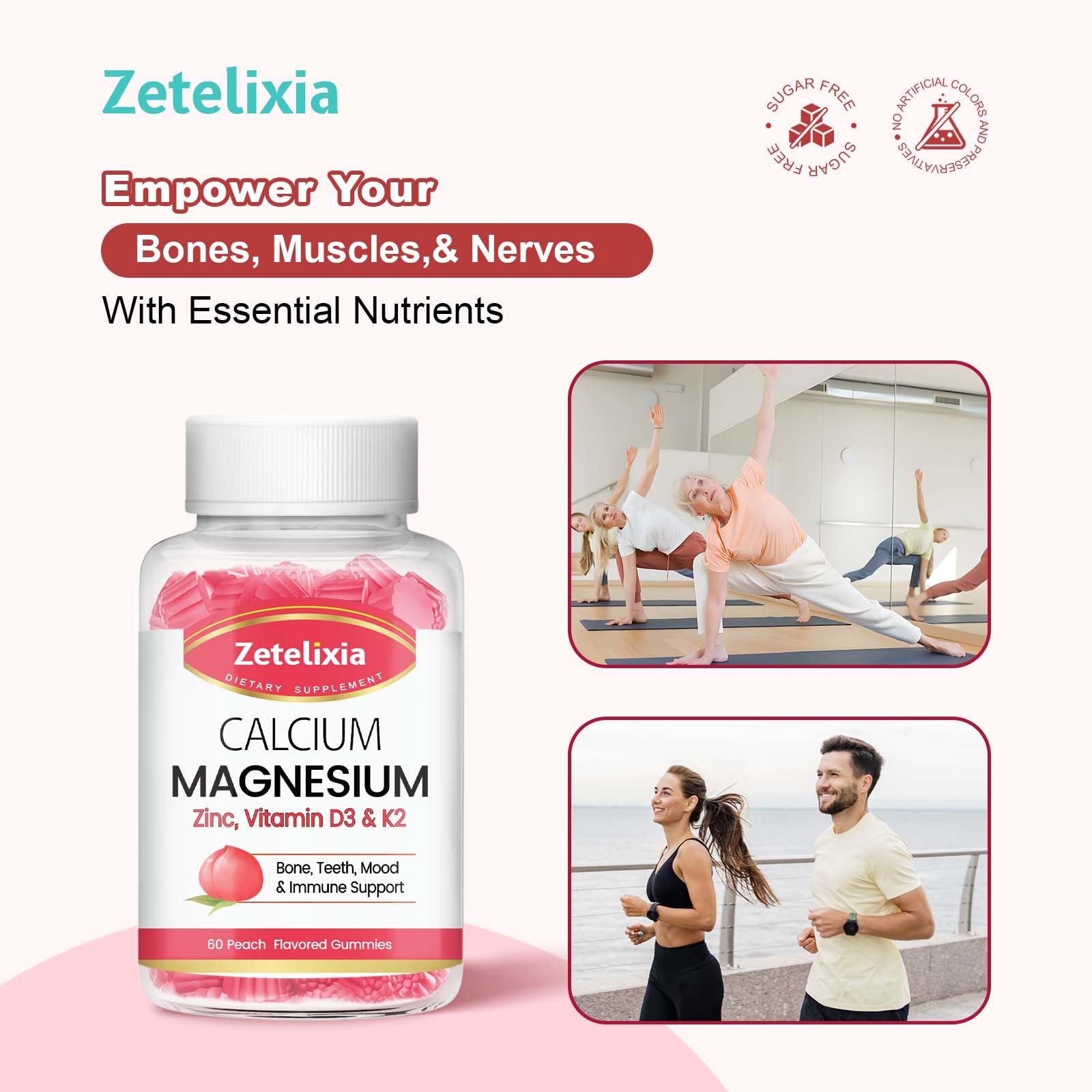 sugar-free calcium for healthy joints