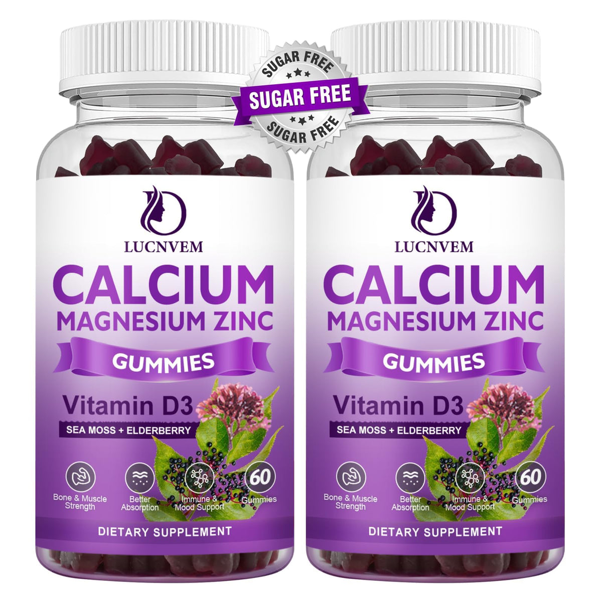 sugar free calcium gummies for adults