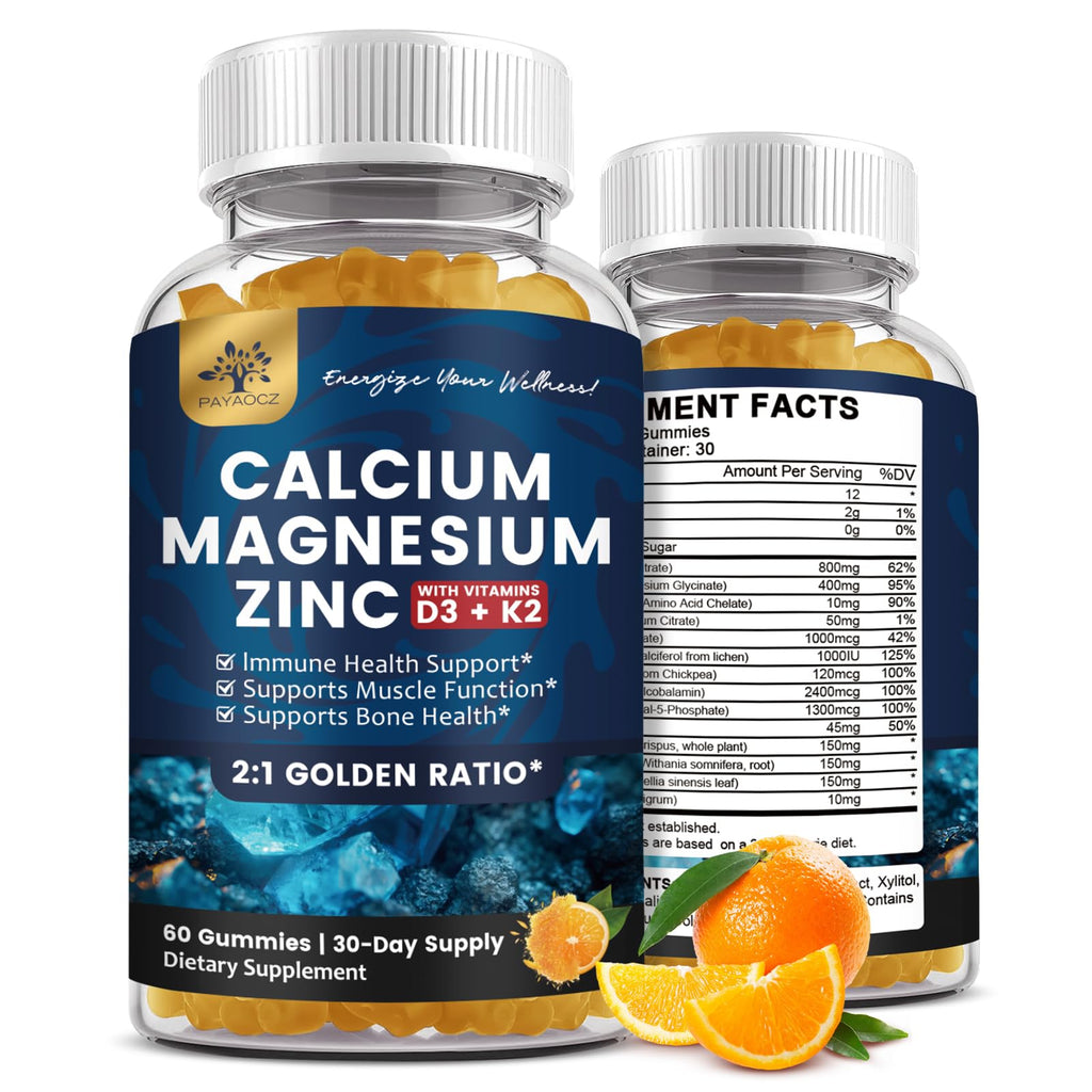 sugar free calcium gummies for health