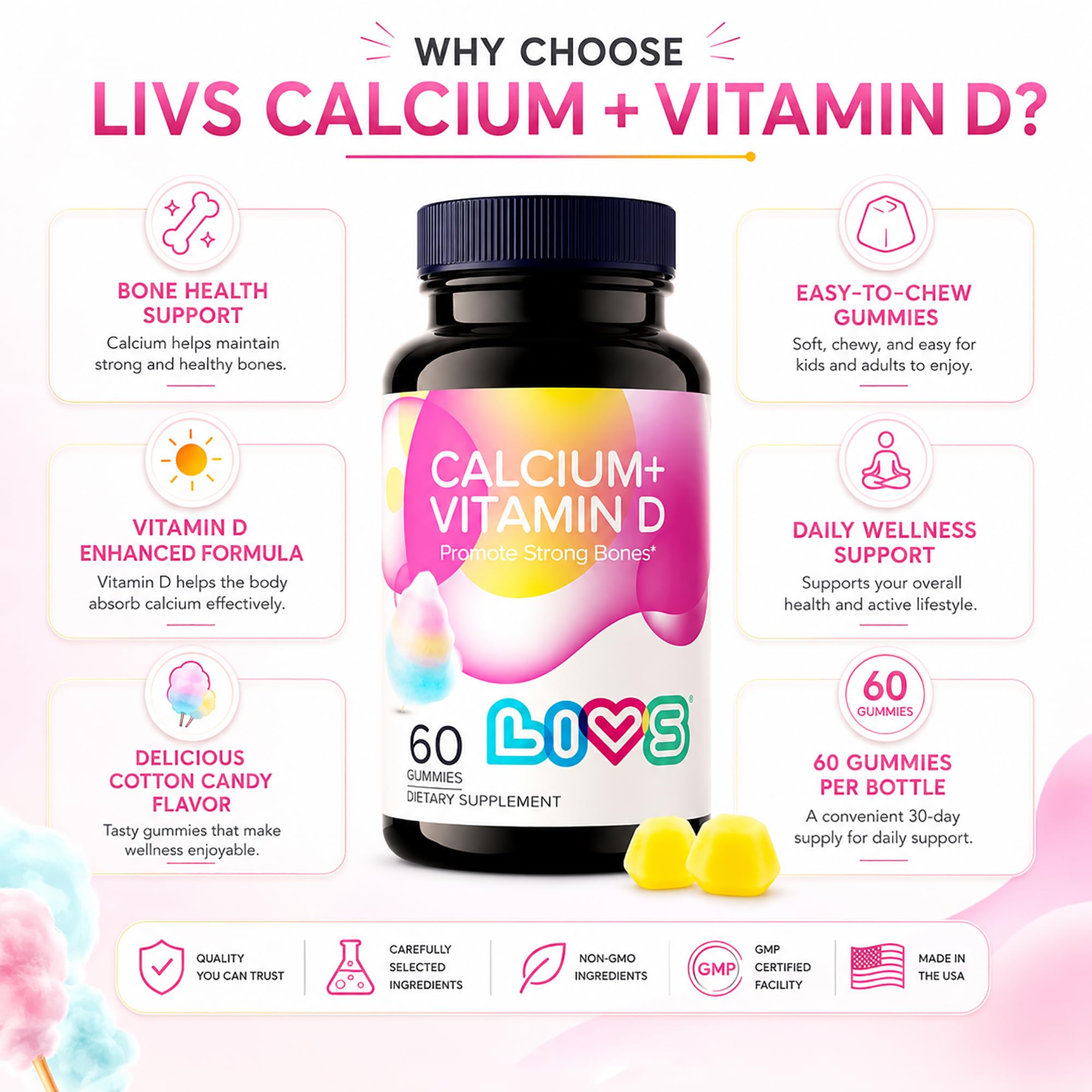 sugar-free calcium gummies option