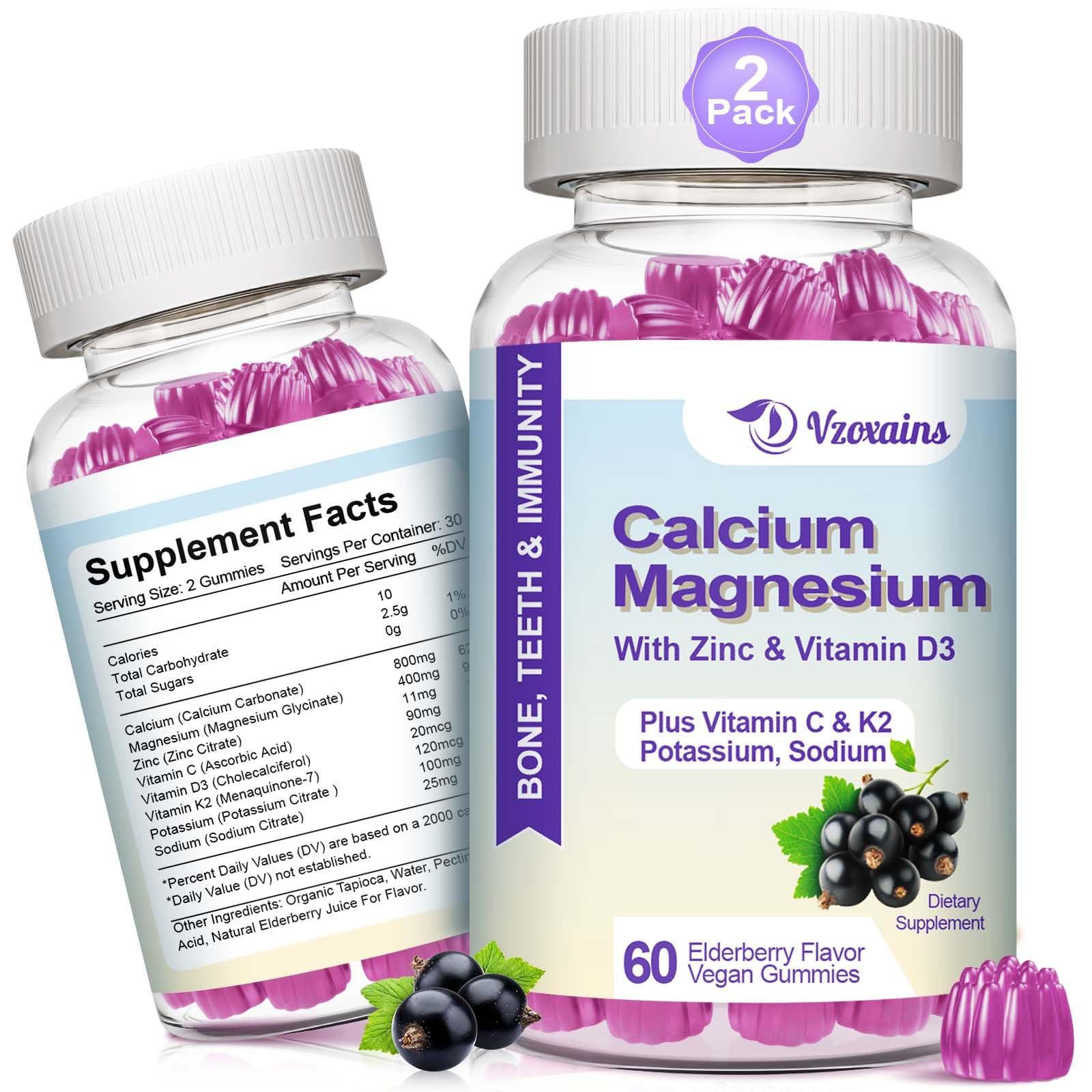 sugar free calcium gummies