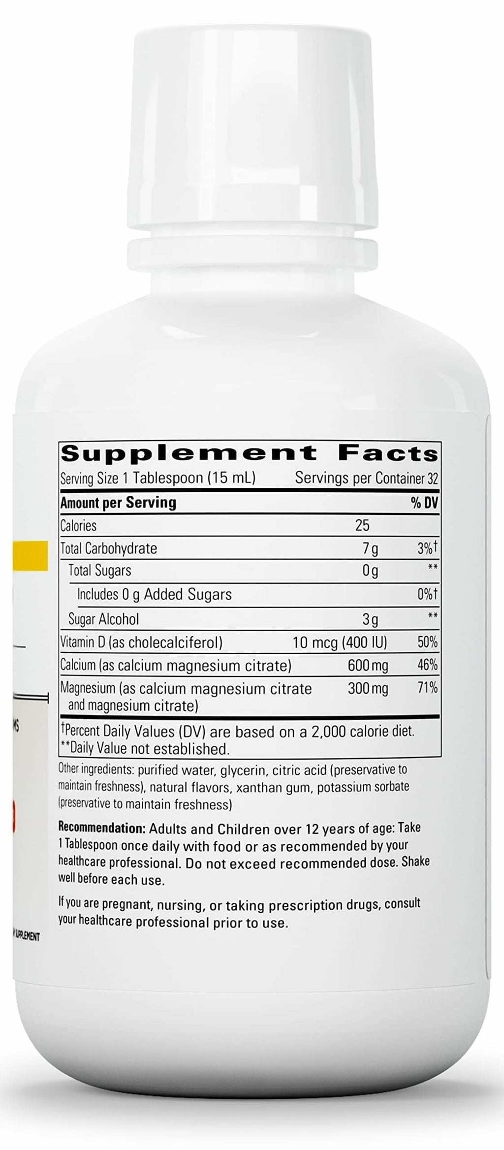Sugar-free calcium magnesium blend