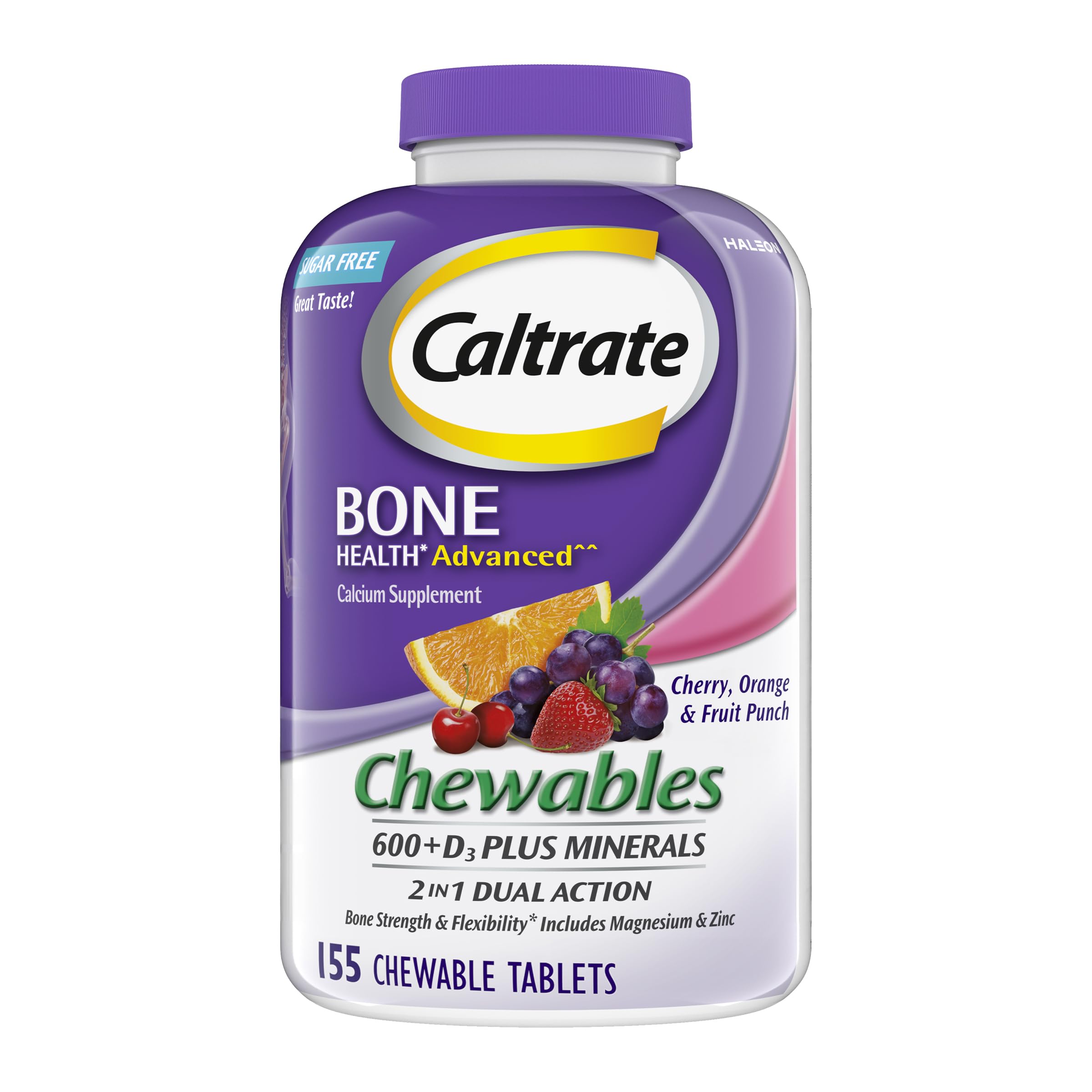 Sugar-free calcium supplement for health