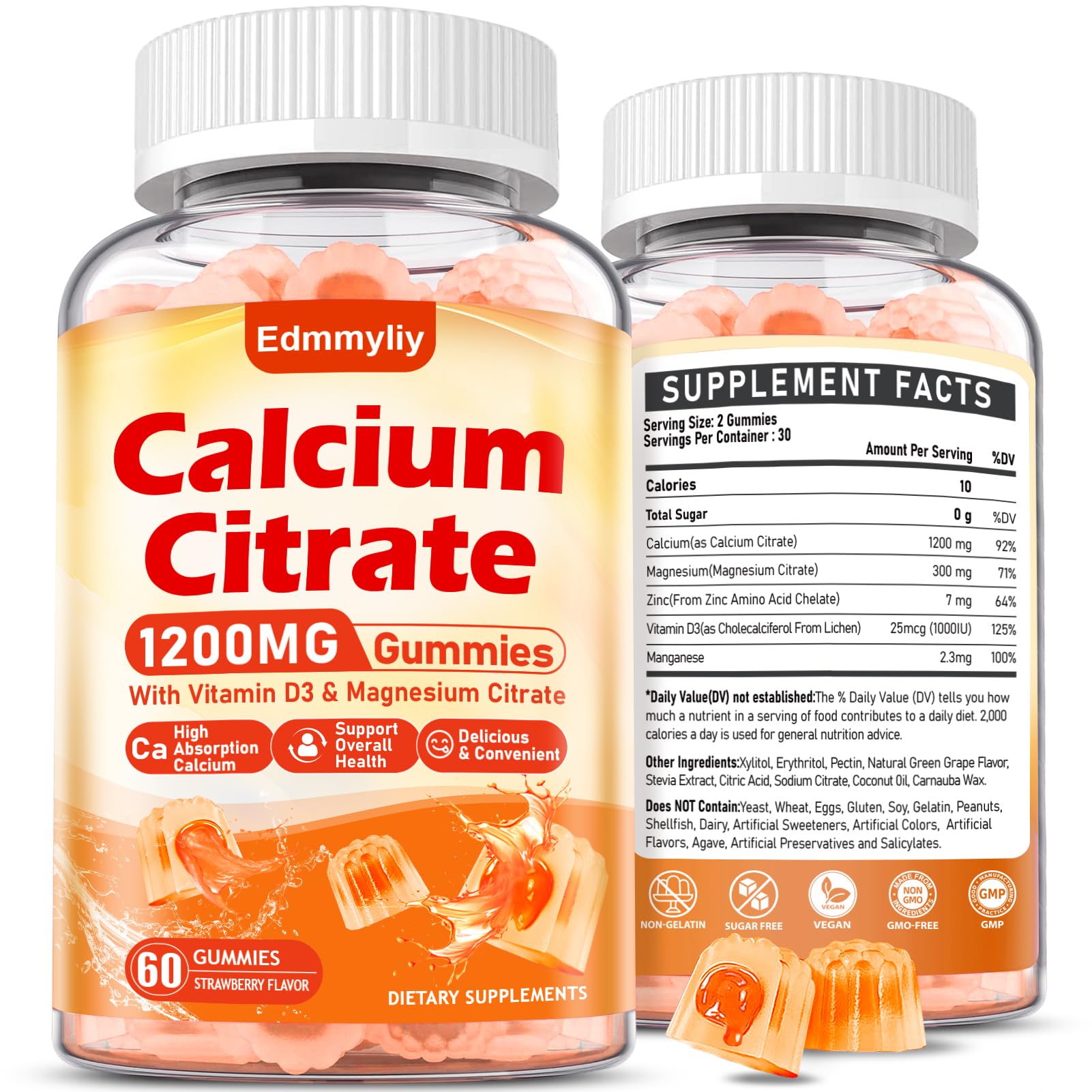 sugar-free calcium supplements for adults