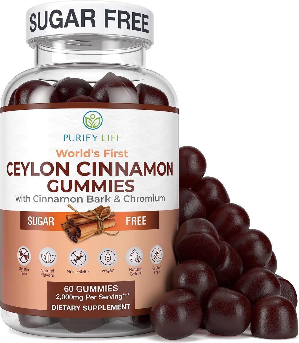 sugar-free ceylon cinnamon gummies for adults