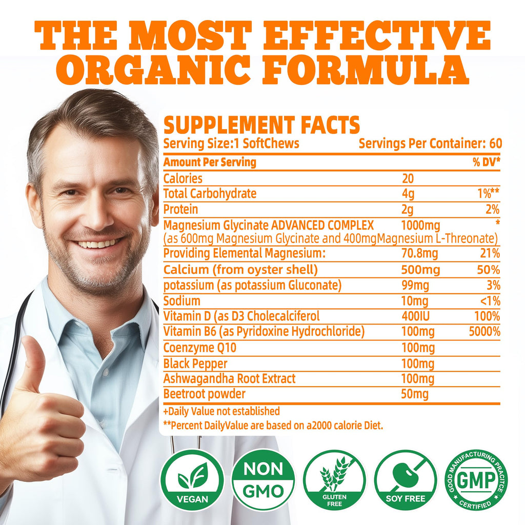 sugar-free chewable magnesium for health