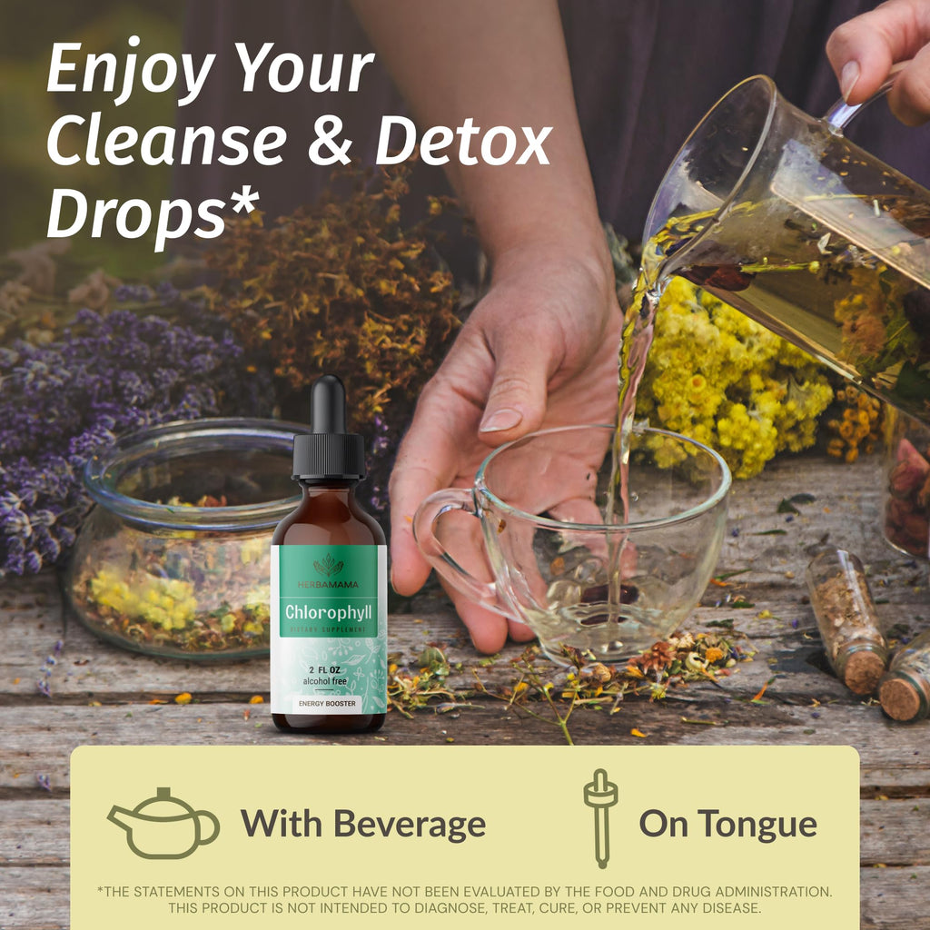 sugar-free chlorophyll drops for immunity