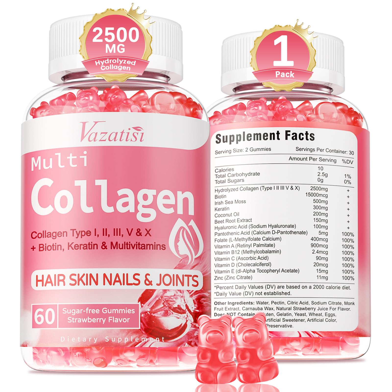 sugar free collagen peptide gummies