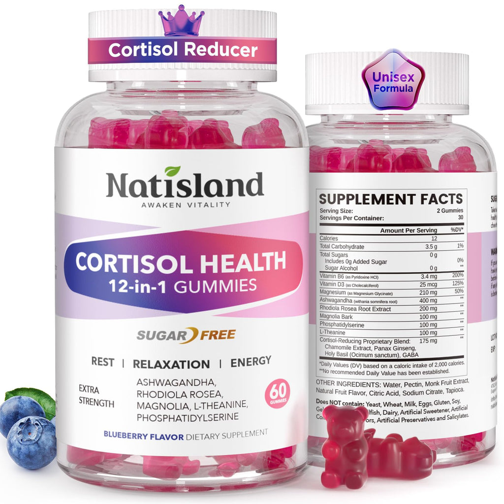 sugar-free cortisol gummies for adults