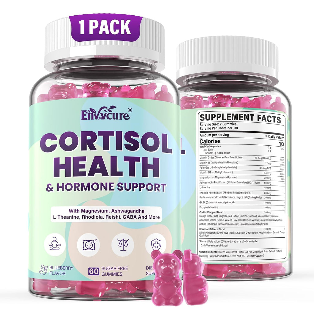 sugar free cortisol gummies for stress relief