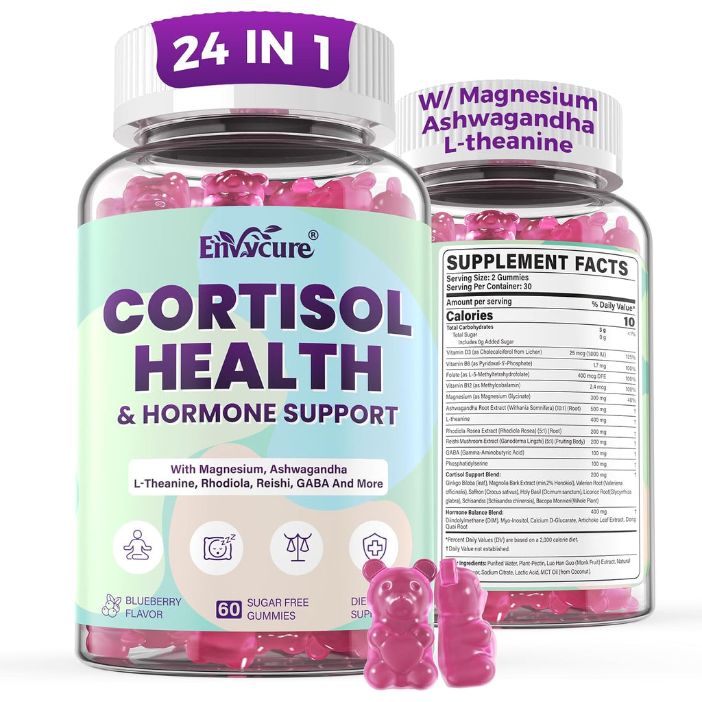 sugar free cortisol gummies for stress