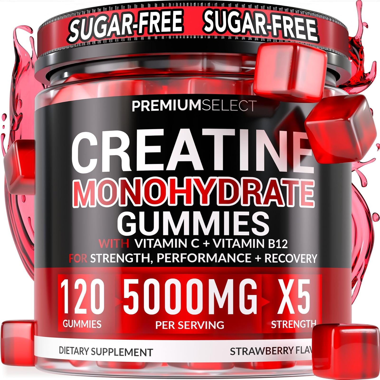 sugar free creatine gummies for energy