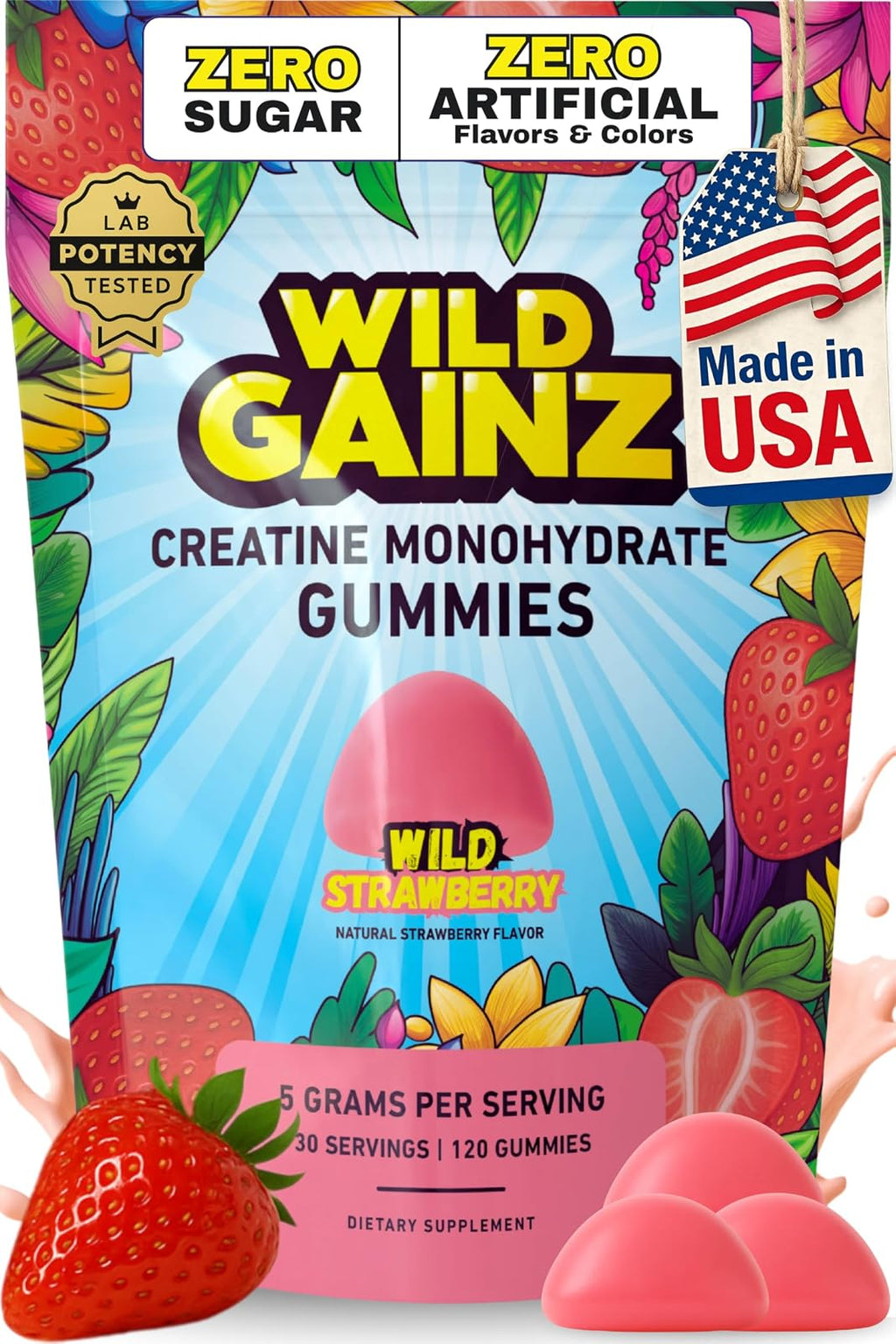 sugar free creatine gummies for energy