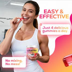 Sugar-free creatine gummies for fitness