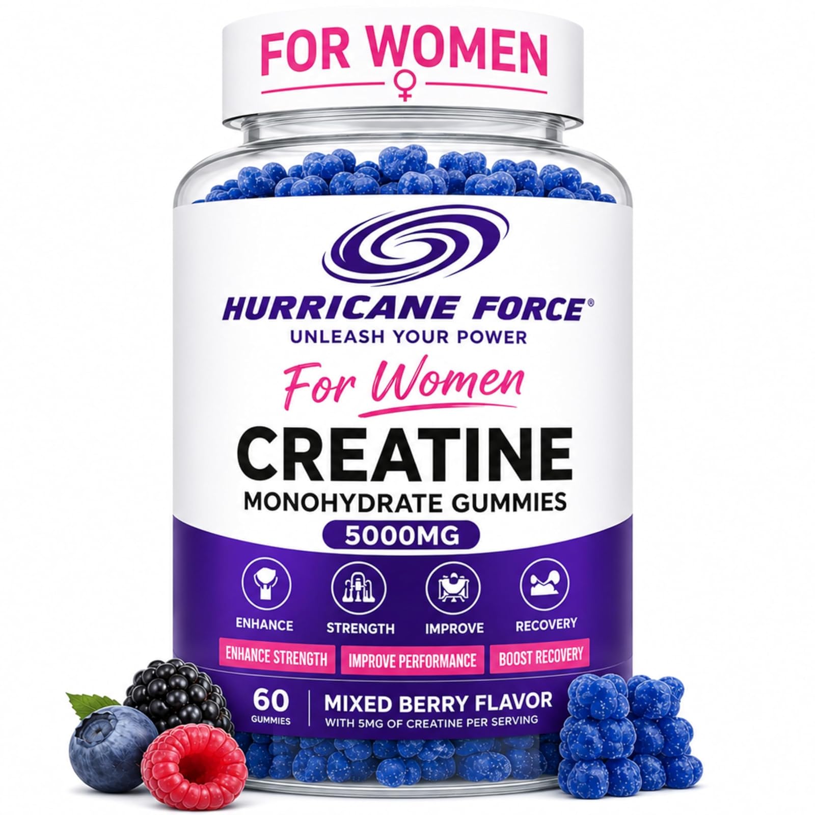 sugar free creatine gummies for women