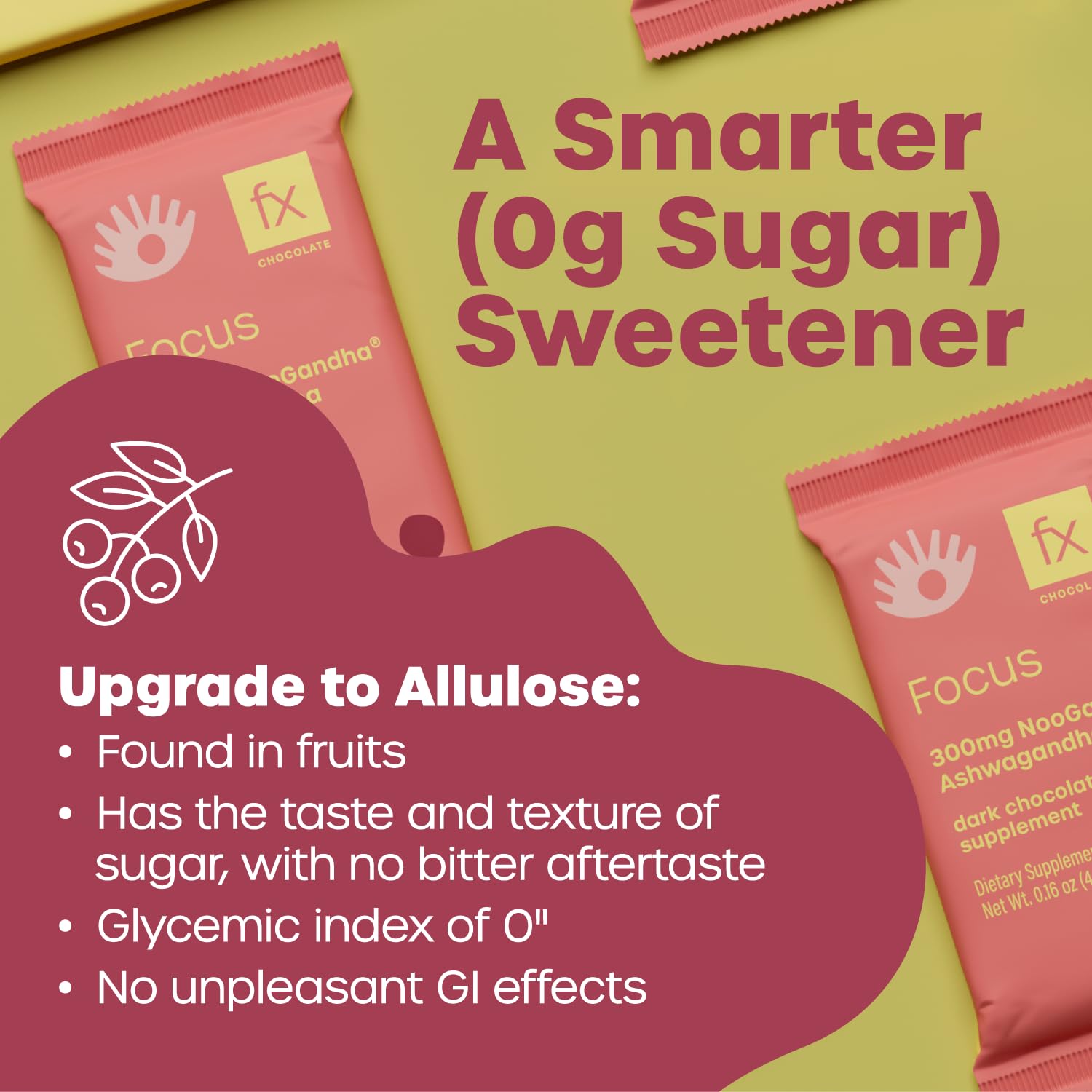 sugar-free dark chocolate for wellness