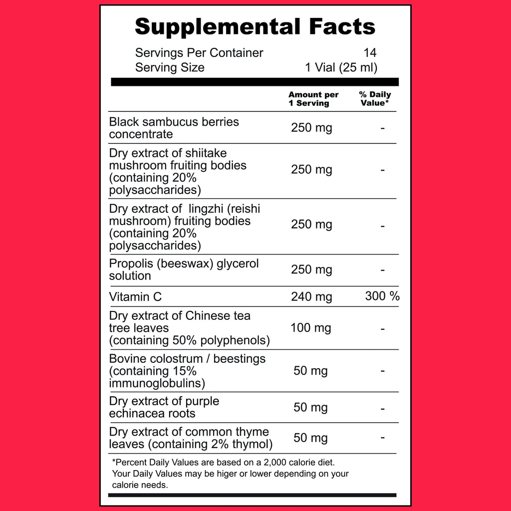 Sugar-free echinacea food supplement