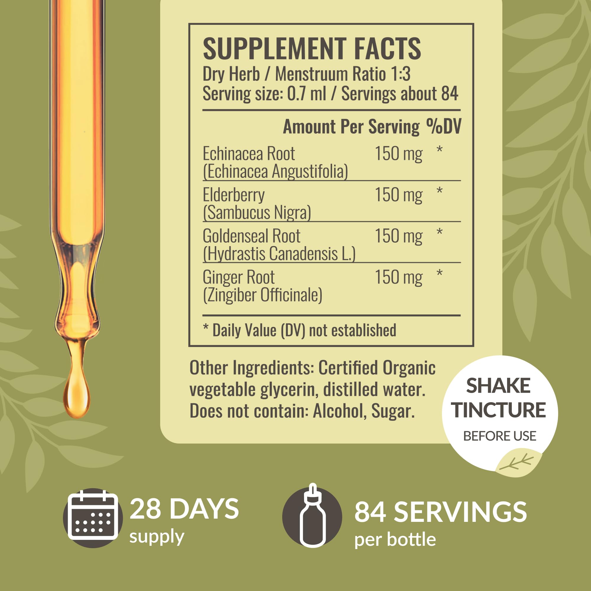 sugar-free echinacea immune booster
