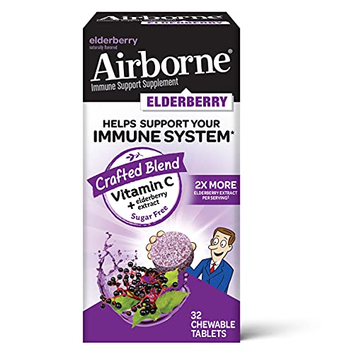 sugar-free elderberry chewable tablets