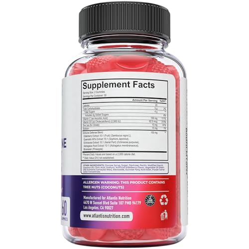 sugar-free elderberry gummies for immune health