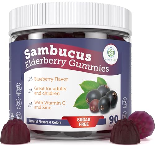 sugar-free elderberry gummies for immunity