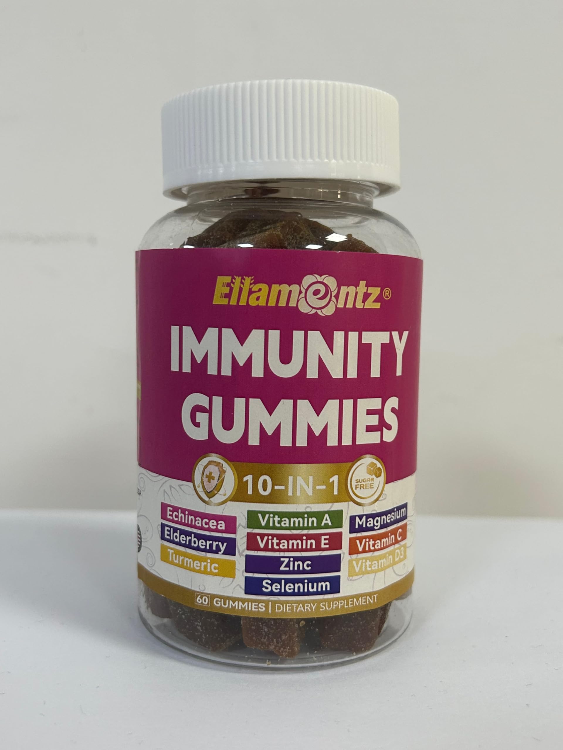 sugar-free elderberry gummies pack