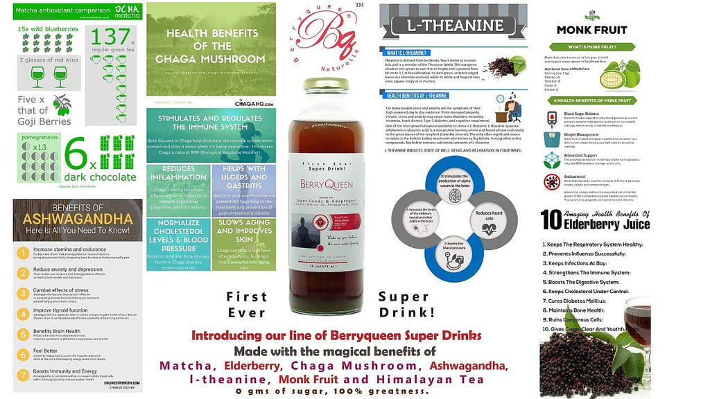 sugar-free elderberry health drink