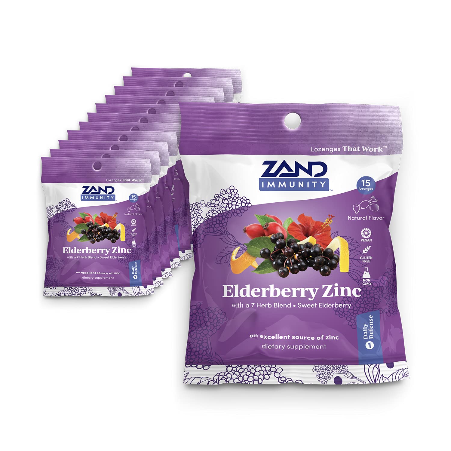 sugar-free elderberry lozenges