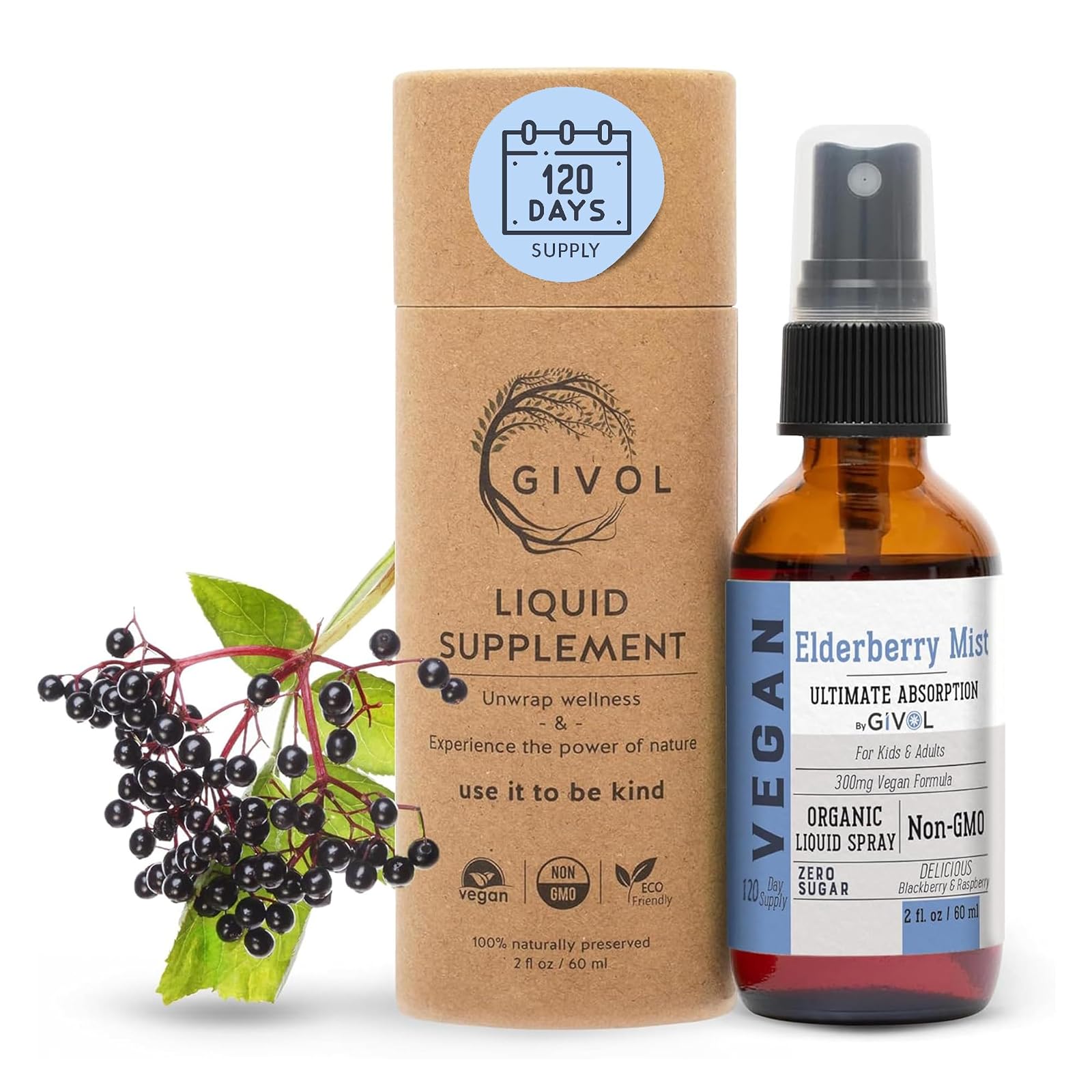 sugar-free elderberry mist spray