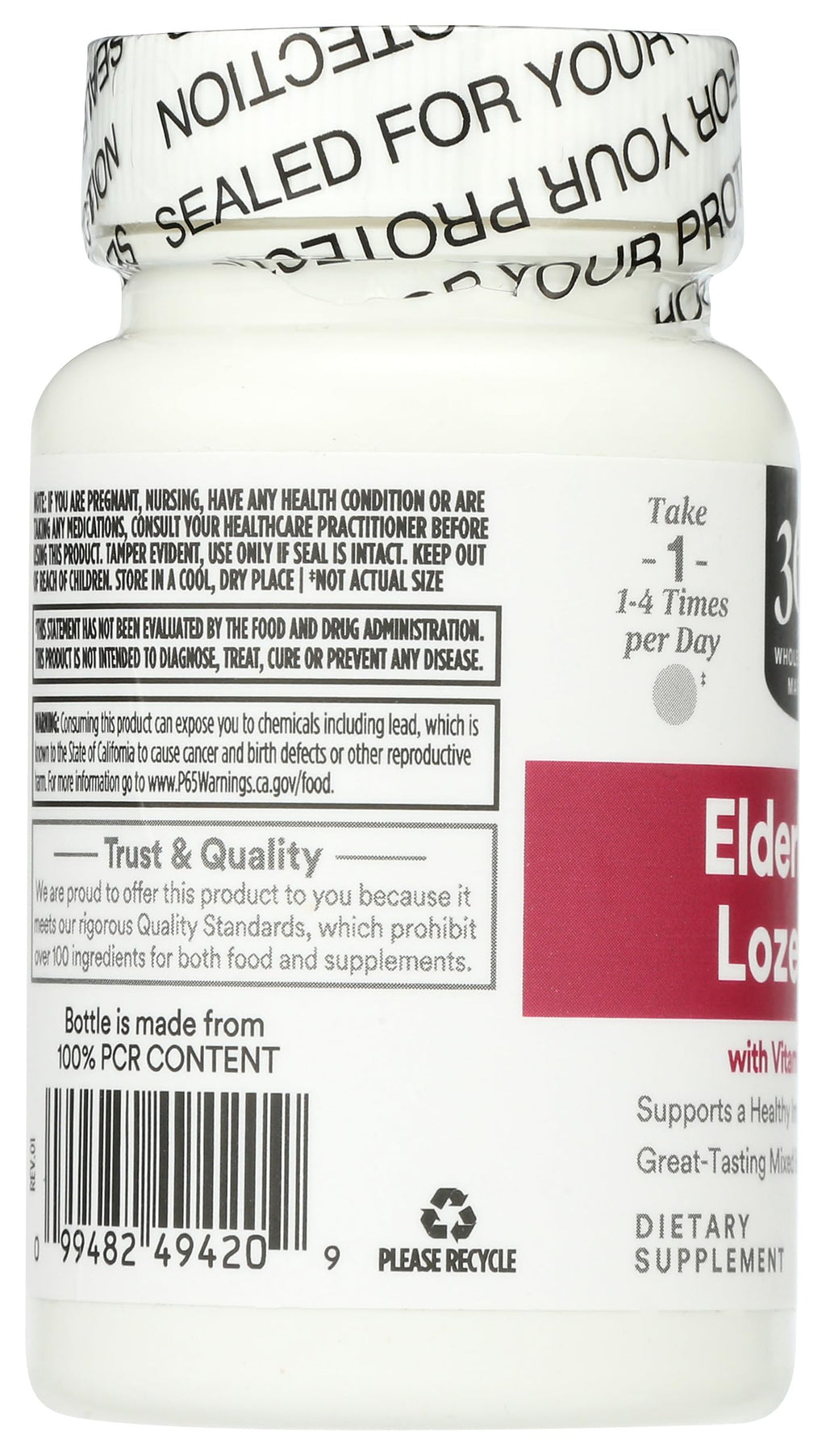 sugar-free elderberry zinc lozenges