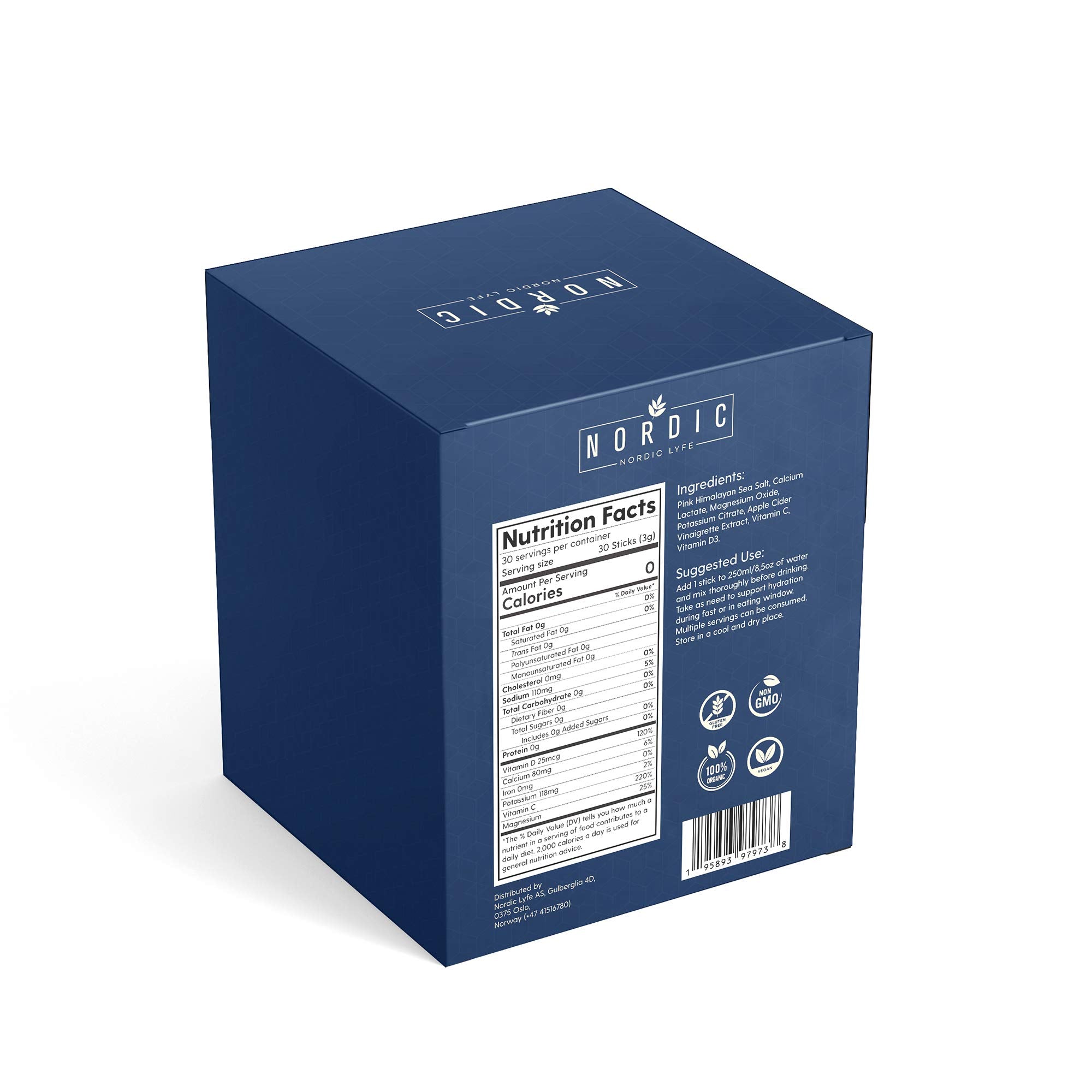 Sugar-free electrolyte drink mix