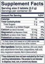 Sugar-free electrolyte fastchews for health