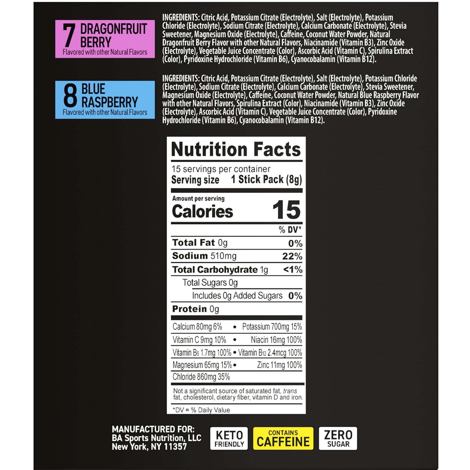 sugar-free electrolyte mix for athletes
