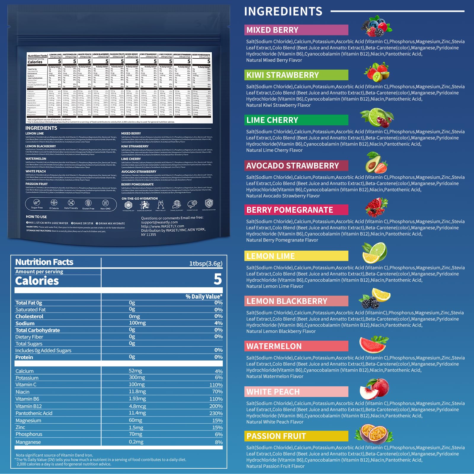 sugar free electrolyte packets for sports