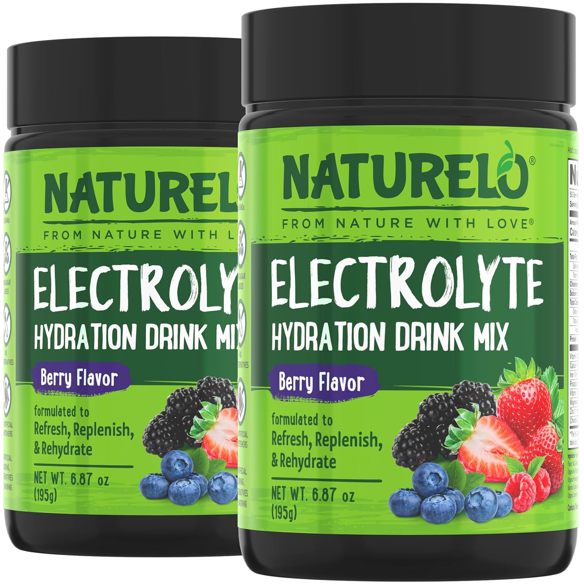 sugar free electrolyte powder berry flavor