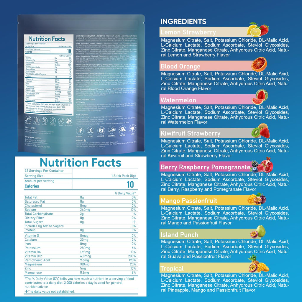 sugar free electrolyte powder for athletes