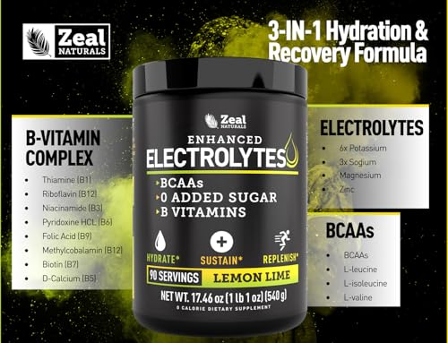 sugar-free electrolyte powder for healthy hydration