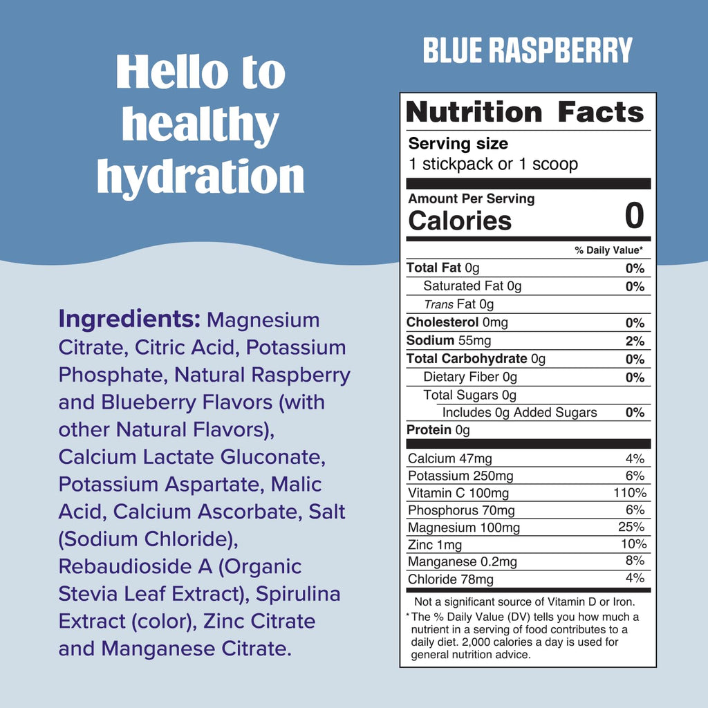 sugar-free electrolyte powder for healthy hydration