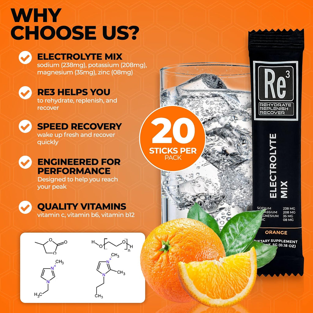 sugar-free electrolyte powder packets