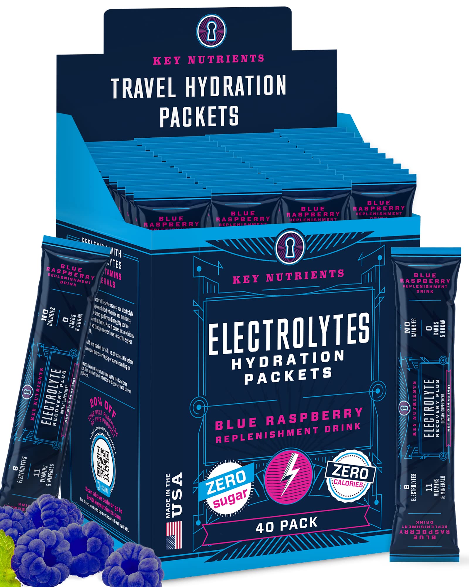 sugar-free electrolyte powder packets