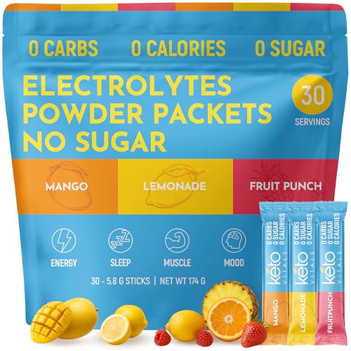 sugar free electrolyte powder packets