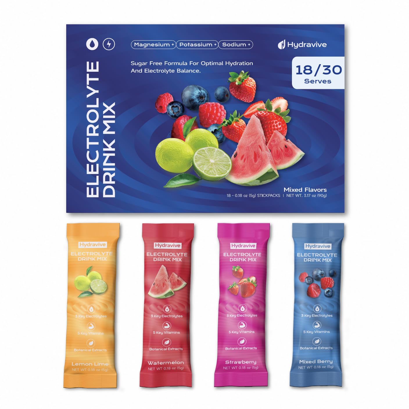 sugar free electrolyte powder packs