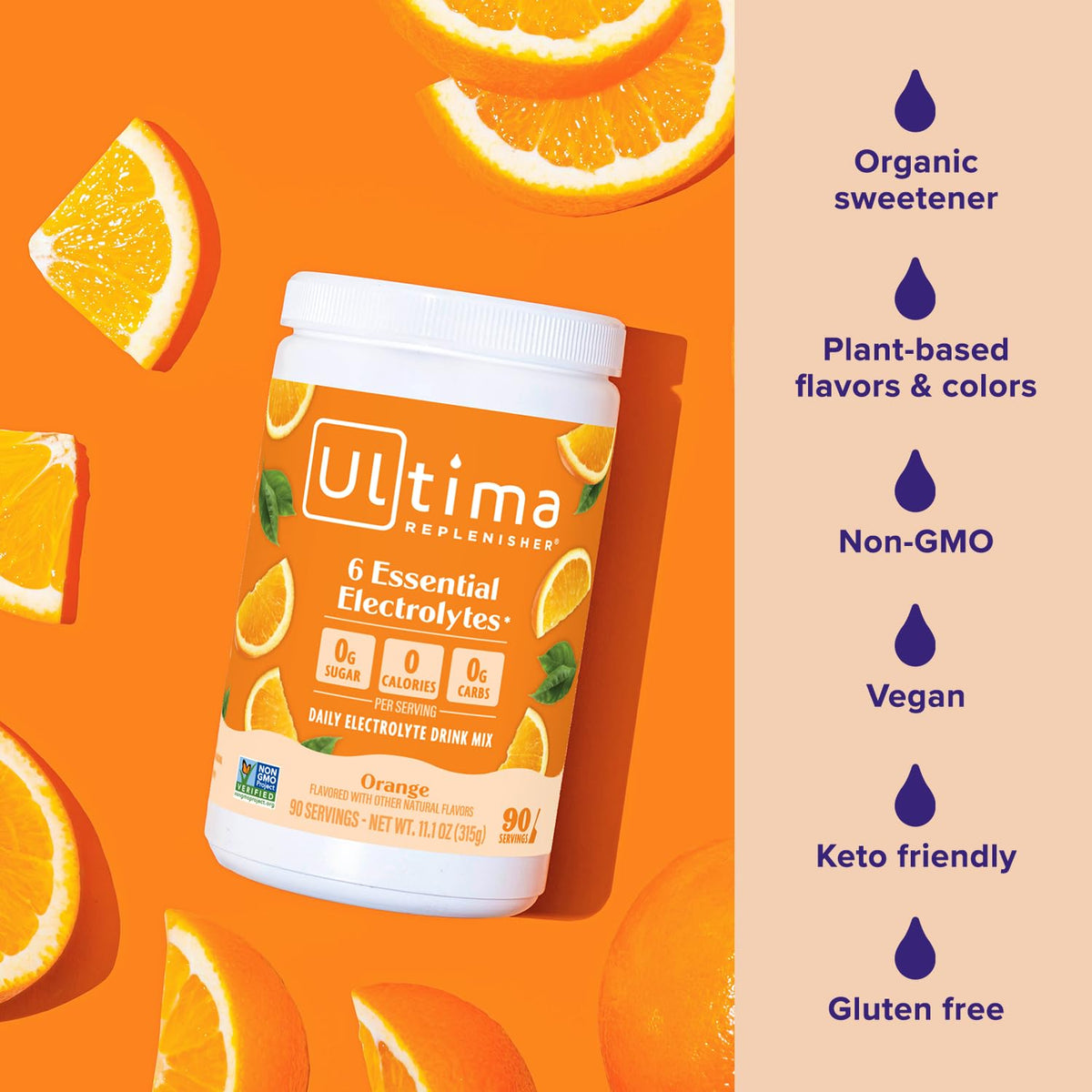 sugar-free electrolyte powder supplement