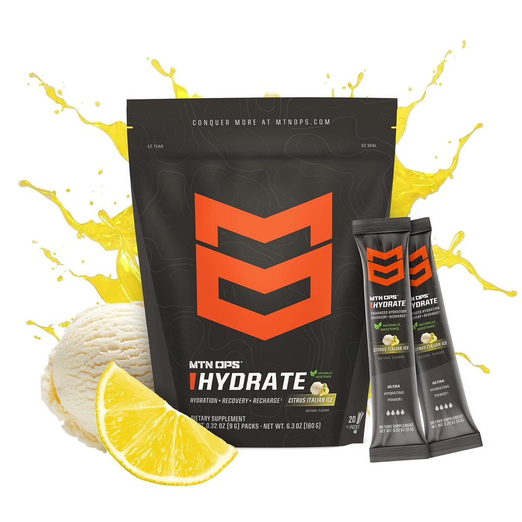 sugar free electrolyte powder with citrus flavour