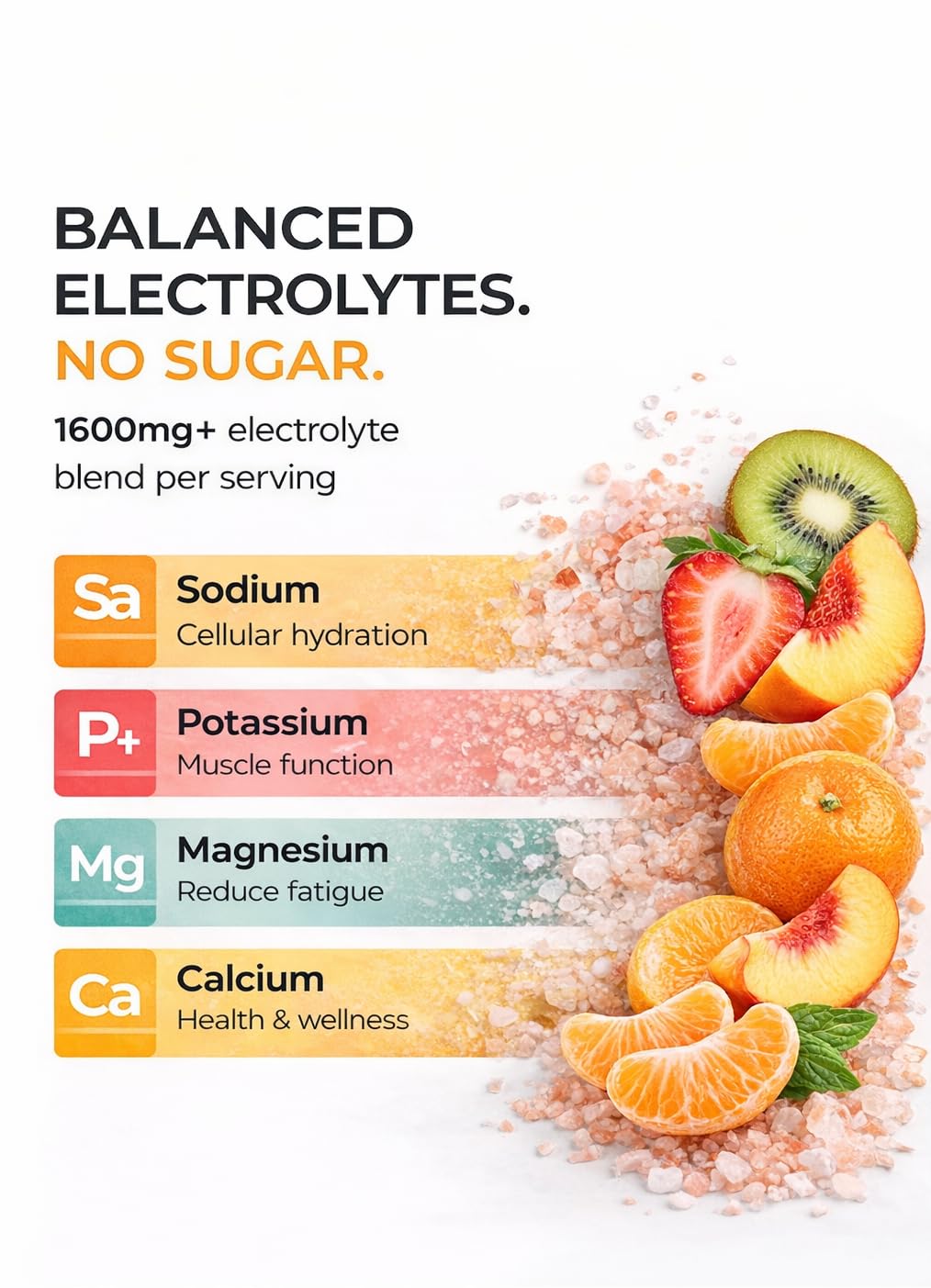 sugar-free electrolyte replacement powder
