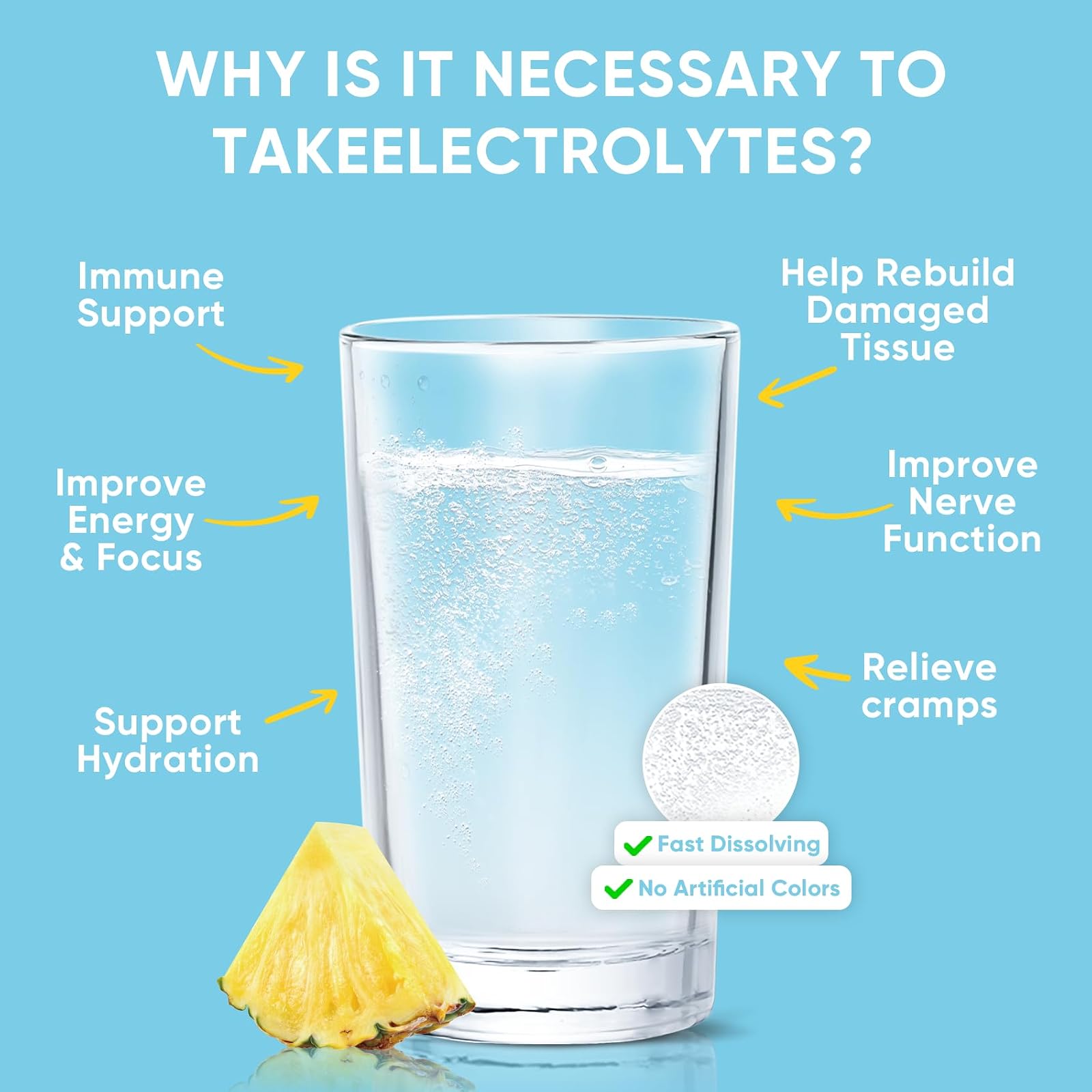 sugar free electrolyte tablets for hydration