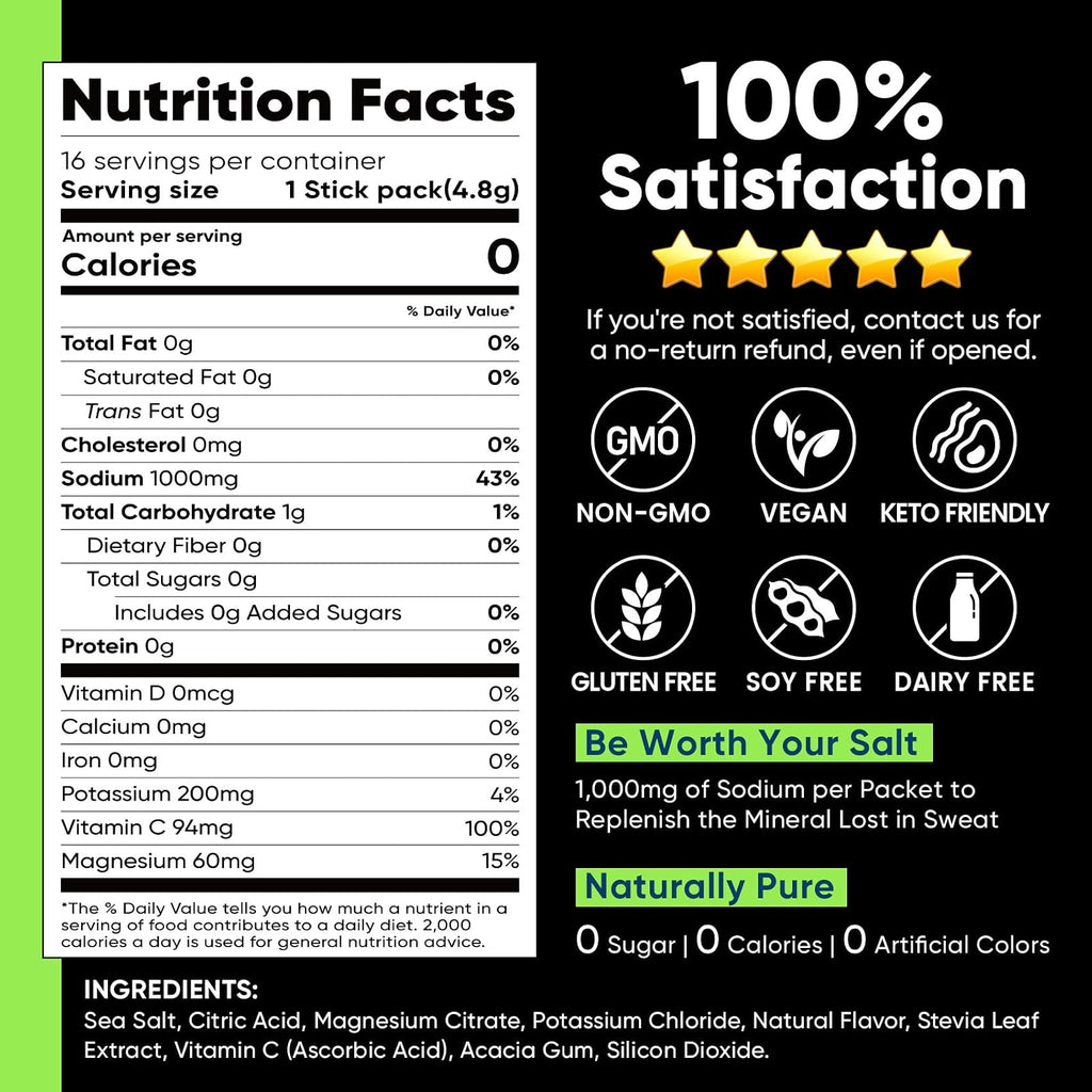 sugar-free electrolyte tablets for hydration