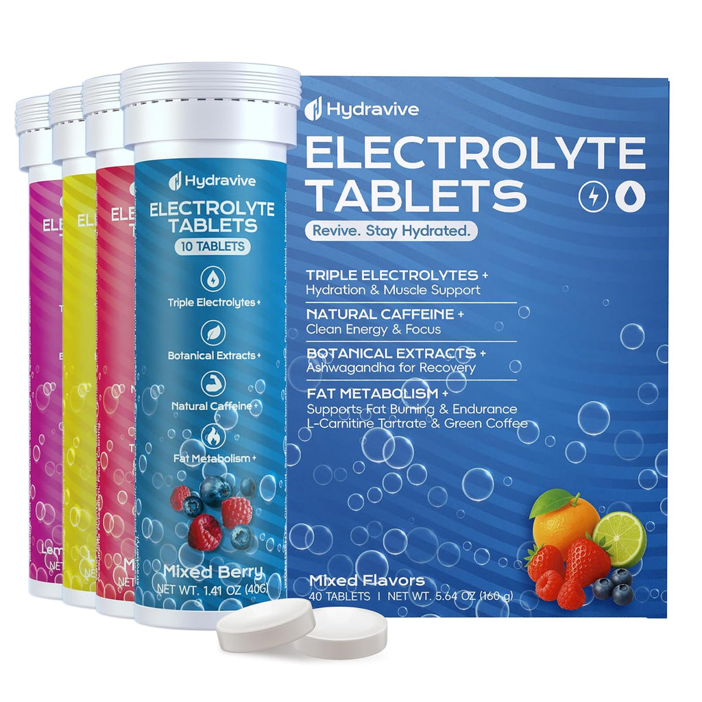 sugar-free electrolyte tablets for hydration
