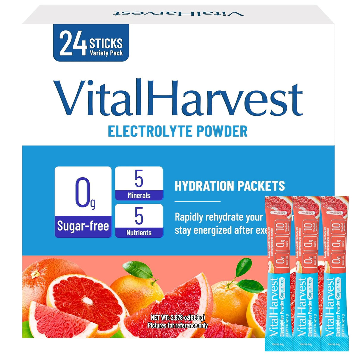 sugar free electrolytes powder packets