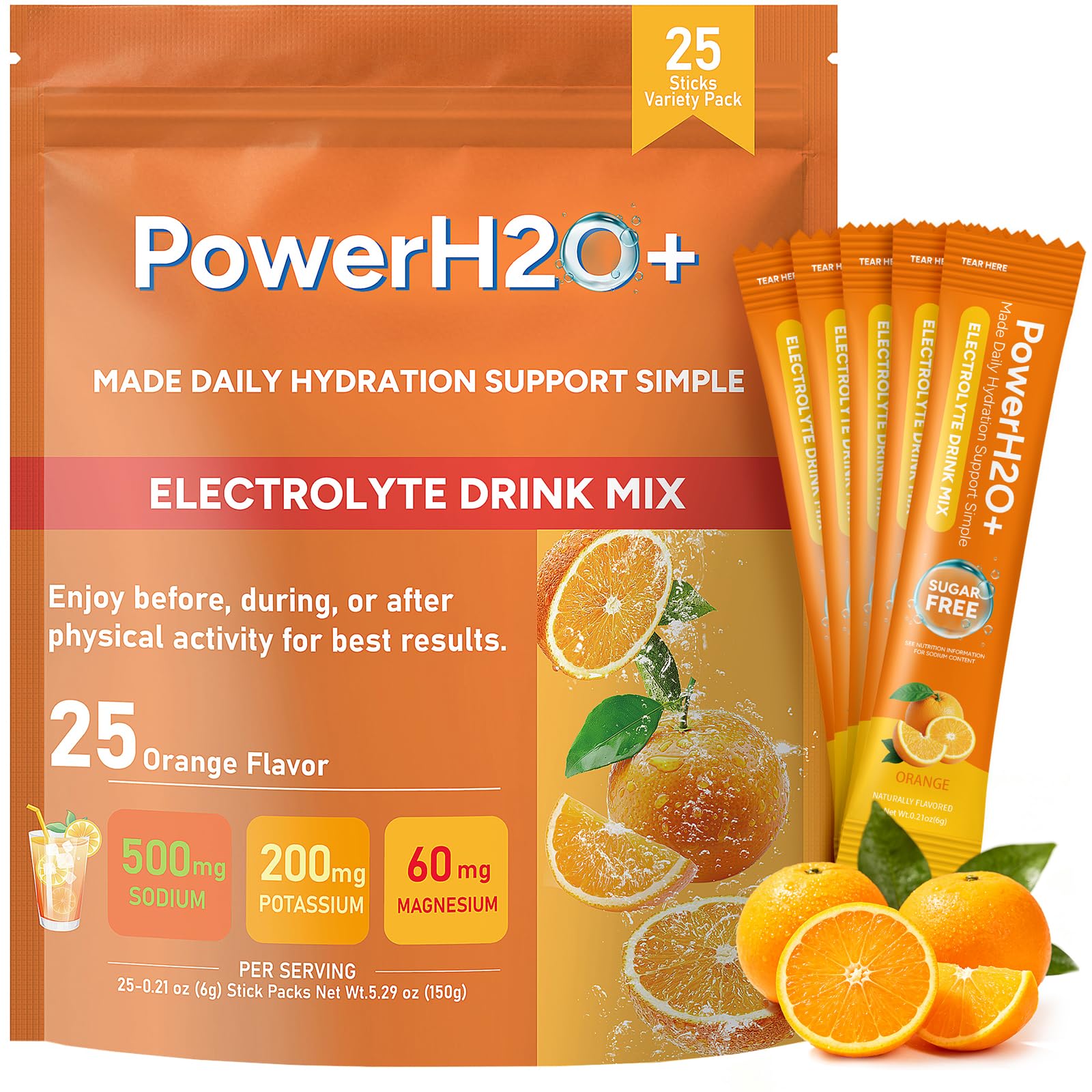 sugar free electrolytes powder packets